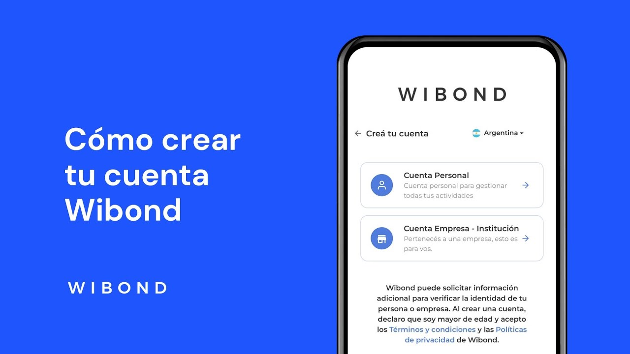 Cómo crear tu cuenta Wibond - YouTube
