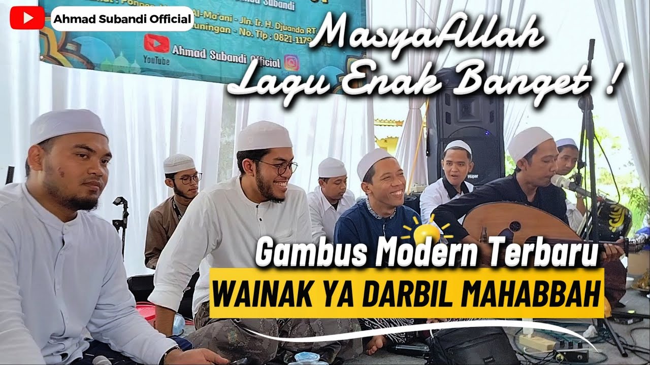 MasyaAllah ️ Lagu Gambus Enak Banget! AL-Ma'ani - Wainak Ya Darbil ...