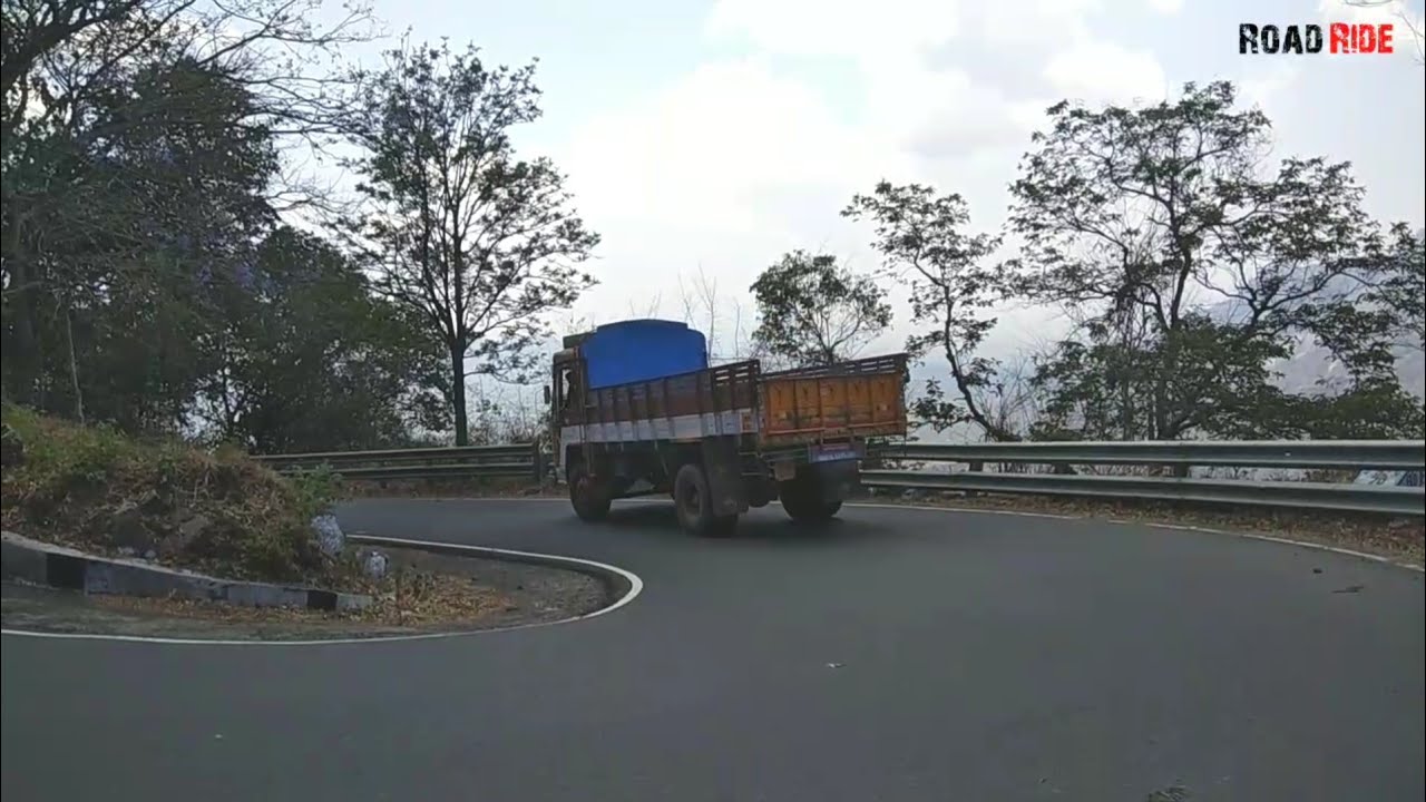 AshokLeyland Lorry Turning KolliHills Bend 52/70 | RoadRide - YouTube