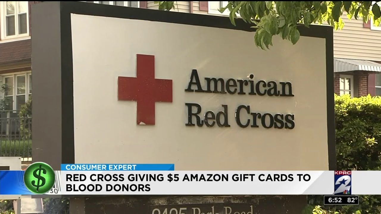 Consumer Headlines: Red Cross gives $5 Amazon gift cards to blood ...