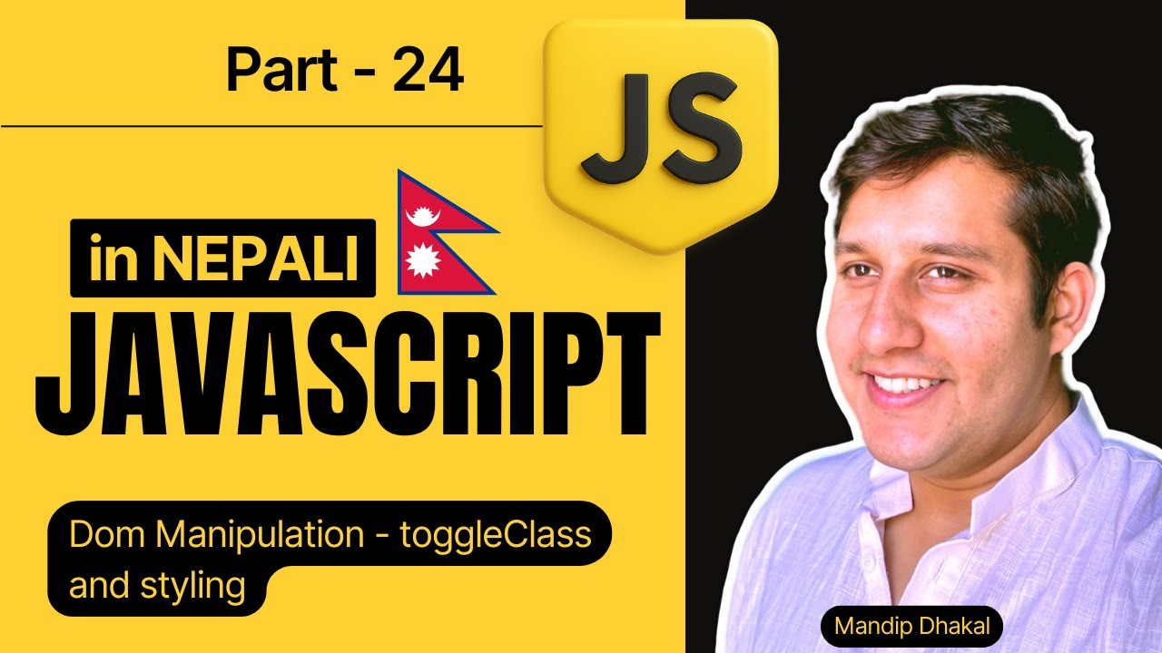 Toggle Classes in JavaScript DOM | style.color, classList.add, toggle Explained Simply! - YouTube