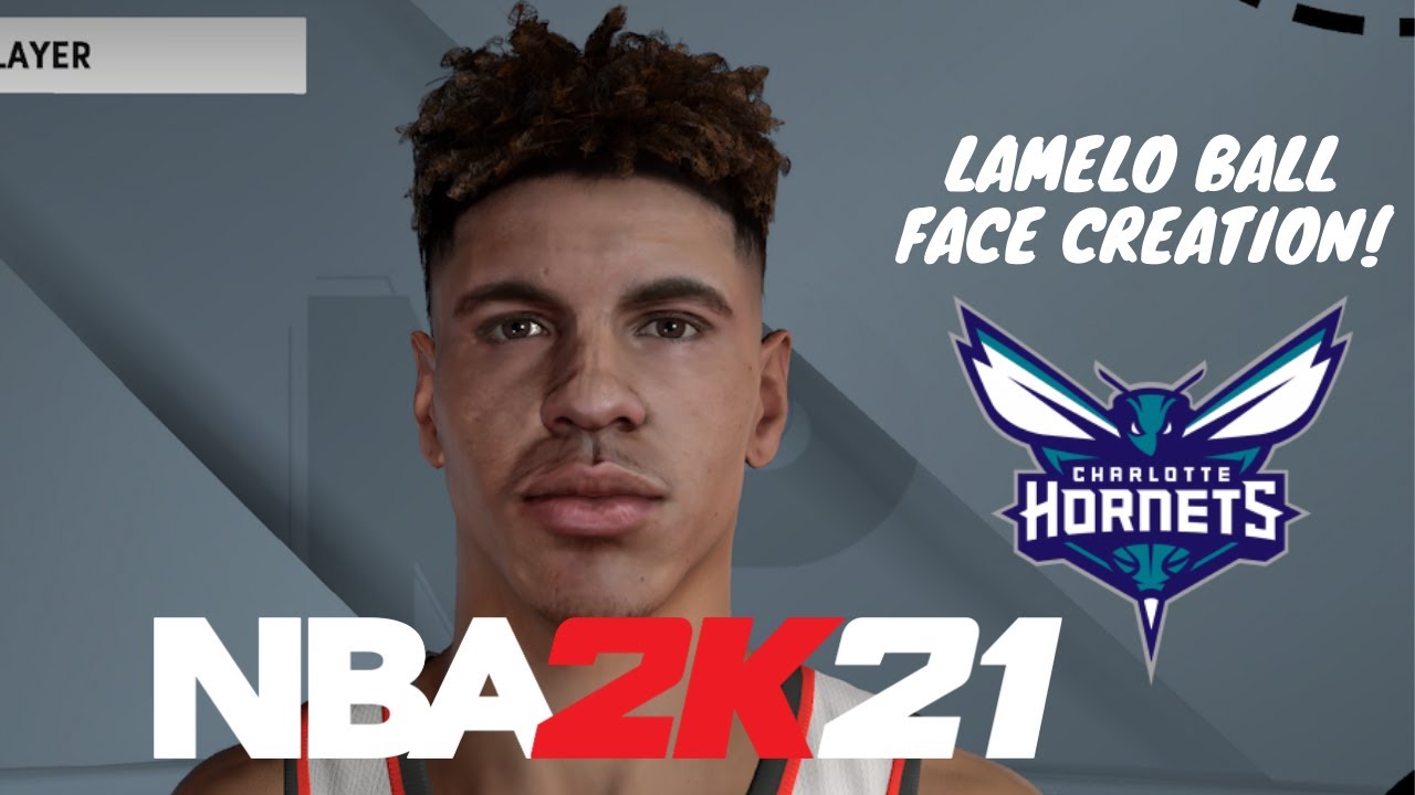 LAMELO BALL face creation in NBA 2K21! HOW to make your MyPLAYER look ...