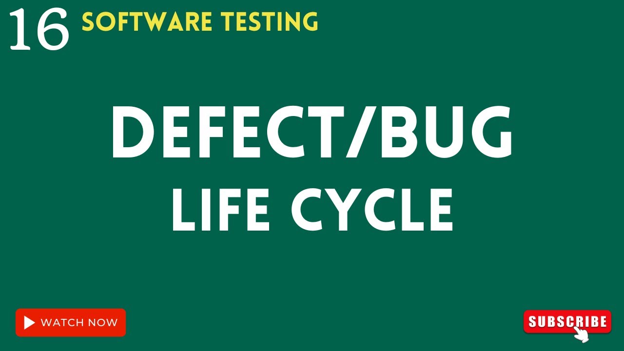 Qa Manual Testing Tutorial For Beginners Defectbug Life Cycle In Software Testing Youtube