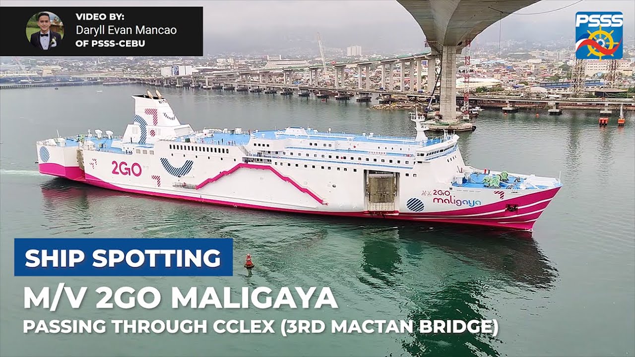 SHIP SPOTTING | M/V 2GO Maligaya passing through CCLEX by @Daryll Evan ...