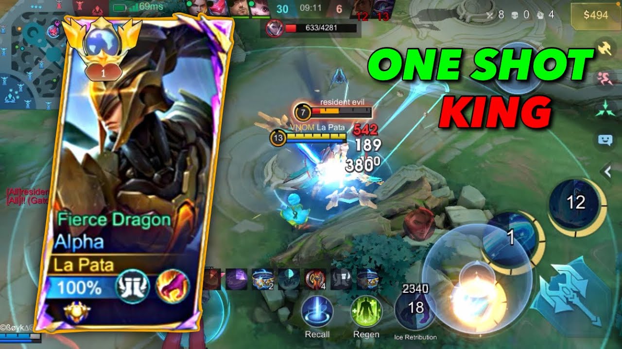 ALPHA THE ONE SHOT KING | MYTHIC SOLO RANK FULL GAMEPLAY! - YouTube