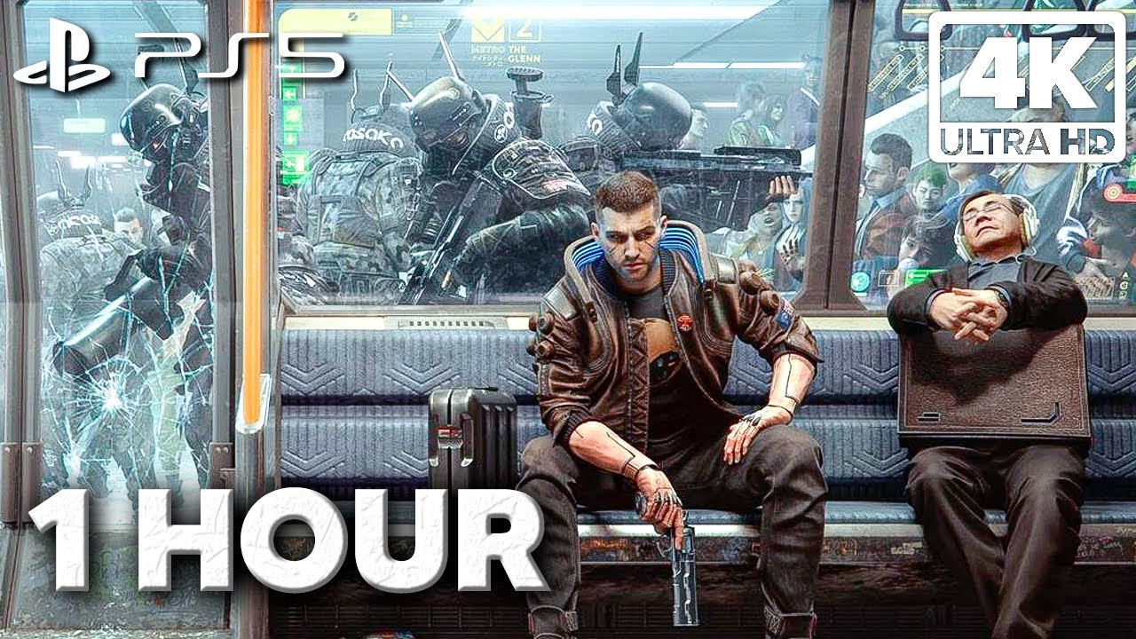 Riding 1 HOUR the NEW Night City Metro NCART - Cyberpunk 2077 v2.1 ...