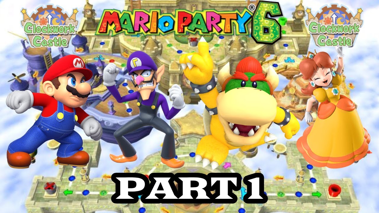 Mario Party 6 Clockwork Castle 4 Player Part 1/10 - YouTube