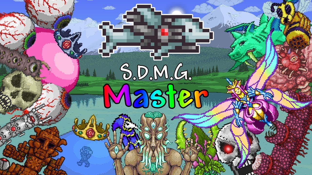 S.D.M.G. vs All Bosses | Terraria (Master Mode) - YouTube