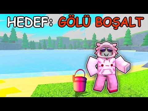 Roblox'ta BÜTÜN GÖLÜ YOK EDENE KADAR OYNADIM!