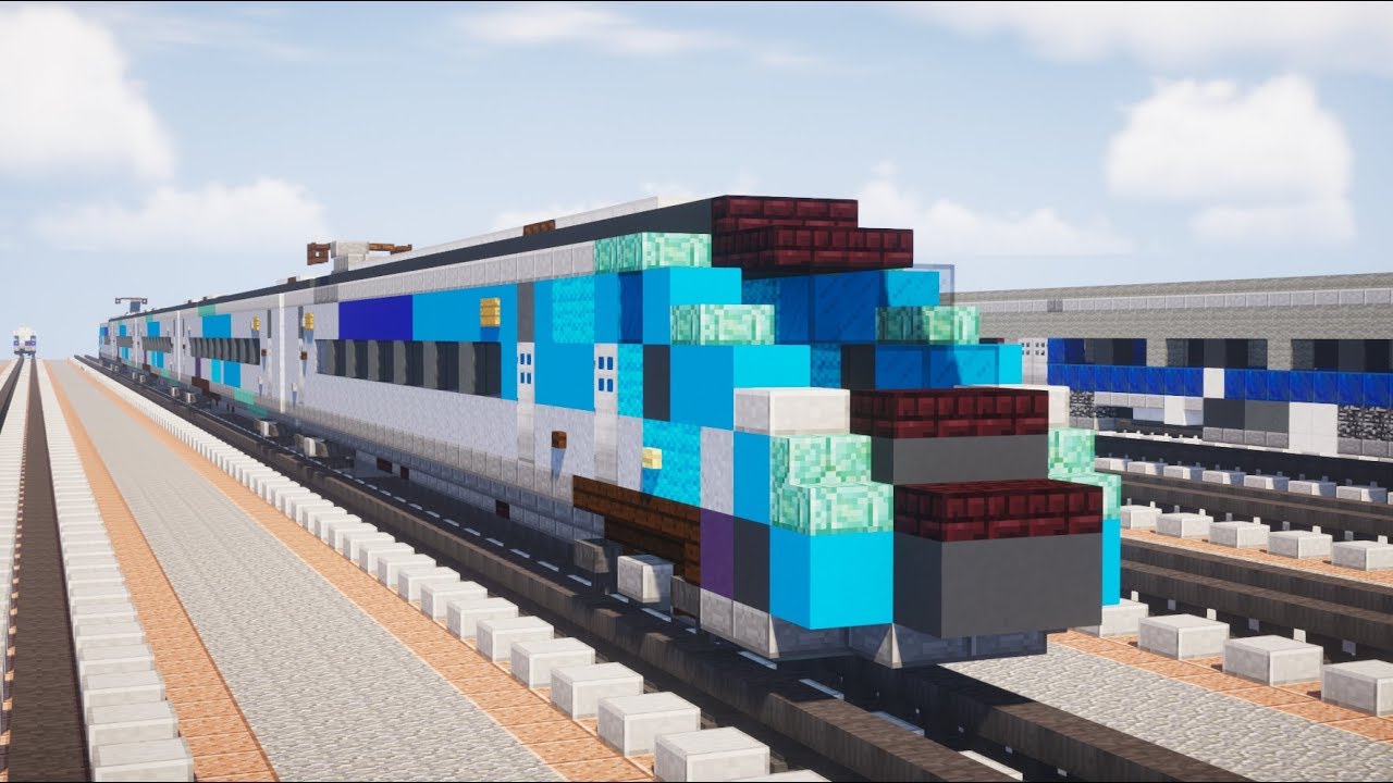 Minecraft British Rail Class 802 TransPennine Express Train Tutorial ...