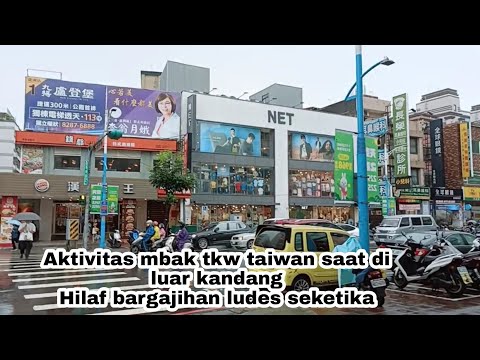 Aktivitas mbak TEKAWE bar gajihan otw belanja tetek bengek,Satu bulan gajih ludes!?#tkitaiwan