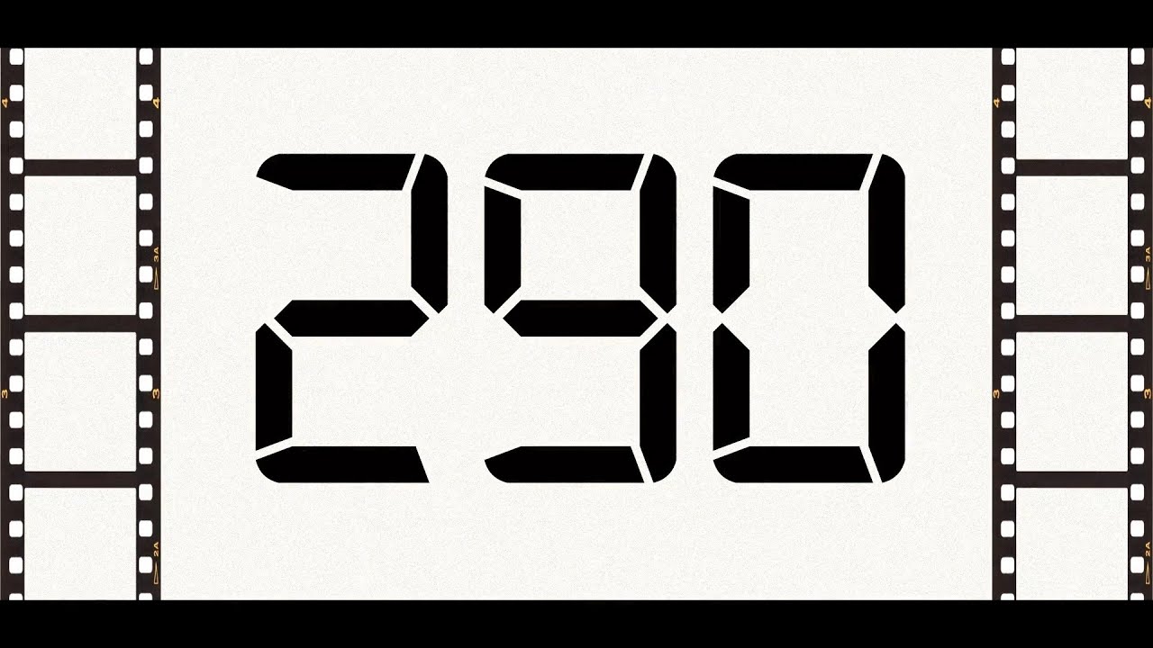 Countdown from 290 to 0 (Retro) - YouTube