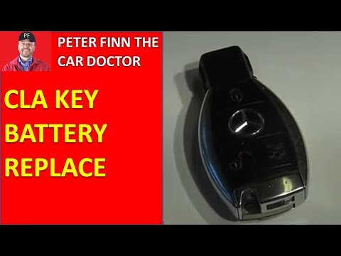 Mercedes Benz CLA C117 C218 Key Battery Change Replacement. Years 2012 ...