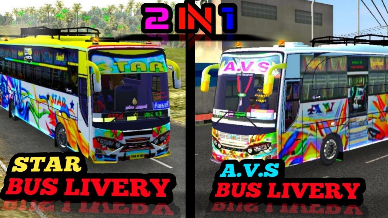😎|| Star Bus & AVS Bus Livery 2 in 1 Video For JetBus#இசைகுயில் - YouTube