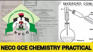 2024 Neco Gce Chemistry Practical Questions And Answers Necogcechemistry Necochemistrypractical ...