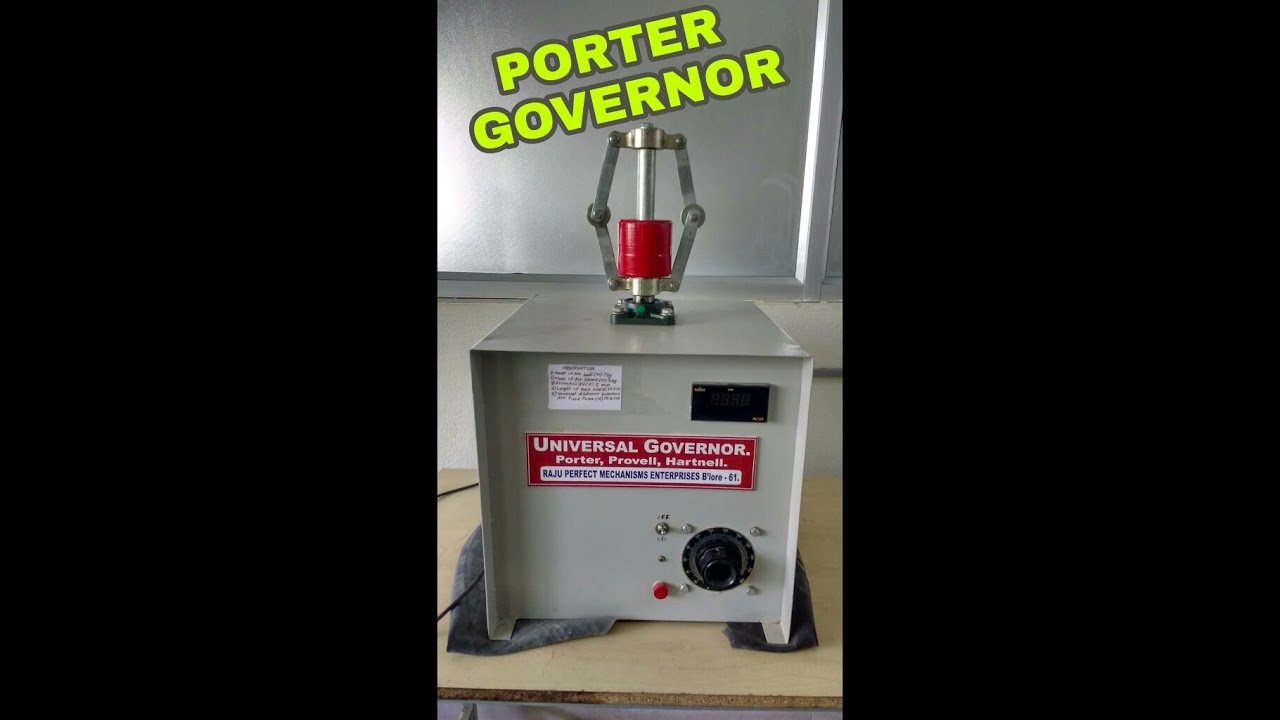 Universal Governor or Porter Governor - YouTube
