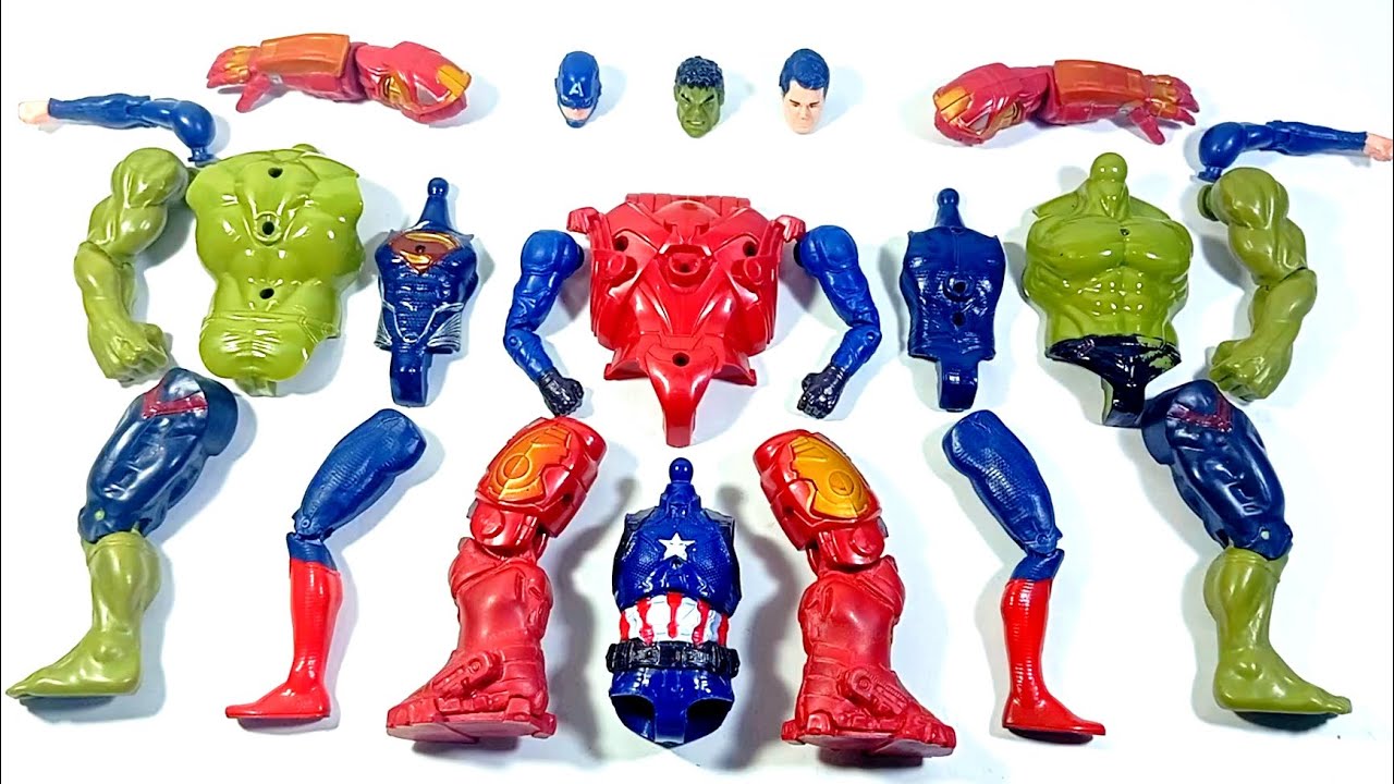 AVENGERS SUPERHERO.. HULK BUSTER vs SUPERMAN vs HULK SMASH vs CAPTAIN ...