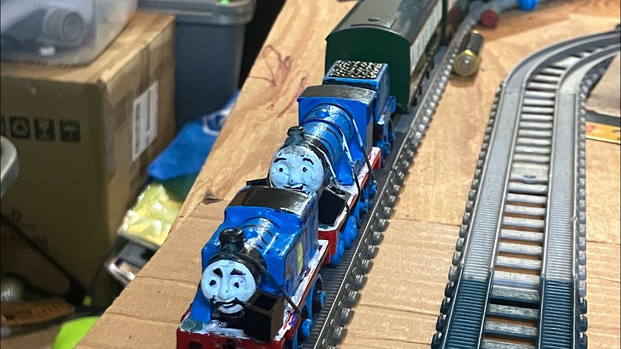 Trampy movie.Thomas and Edward pull the express remake - YouTube