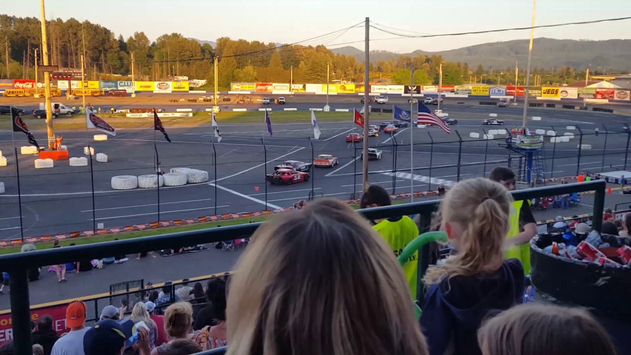Evergreen speedway figure 8 main 5/28/17 - YouTube