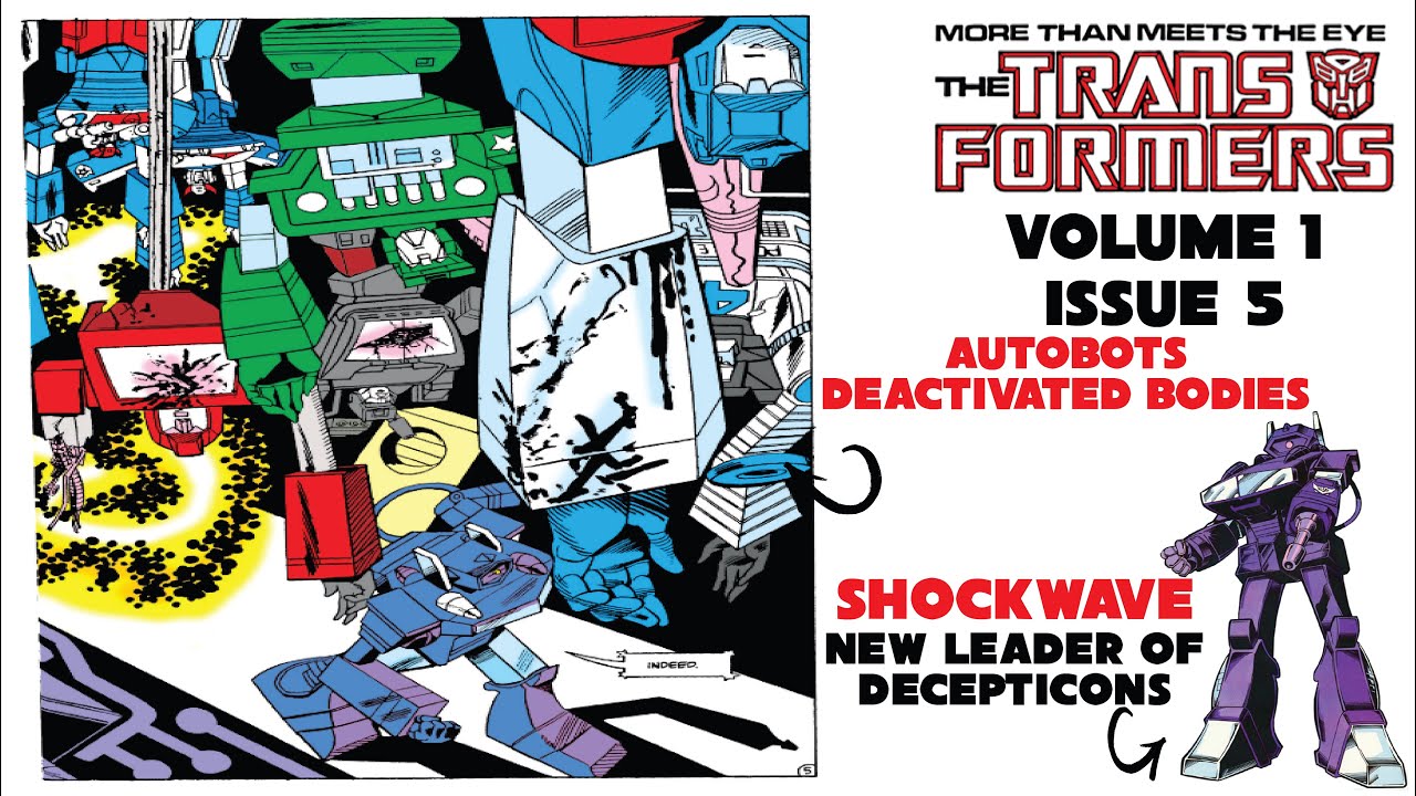 Transformers Volume 1 Issue 5 Marvel Comic Book Summary: Autobots ...