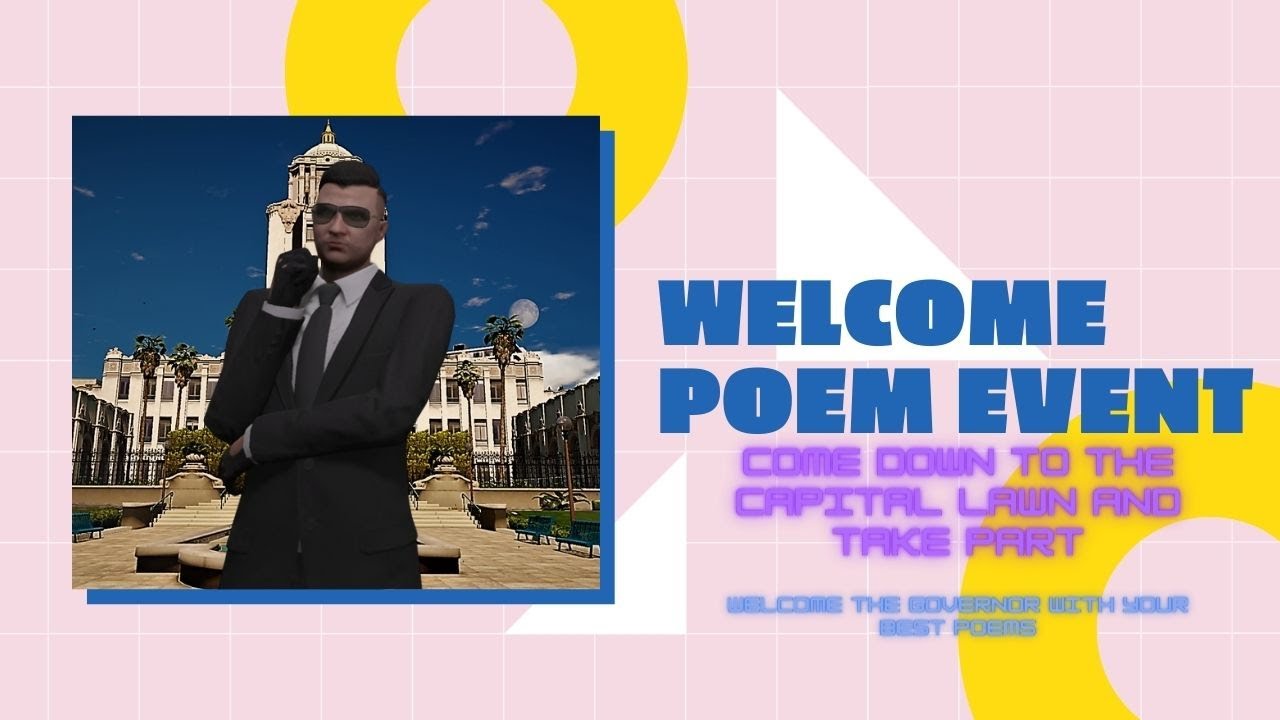 Los Santos Government | Welcome poem Event | government organized ...