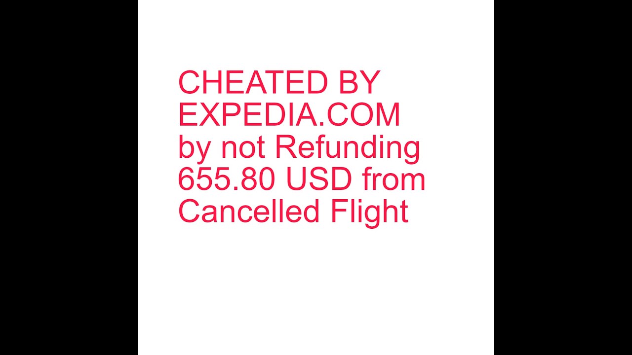 CHEATED BY EXPEDIA.COM - STAY AWAY from On-Line Airline Fraudsters ...