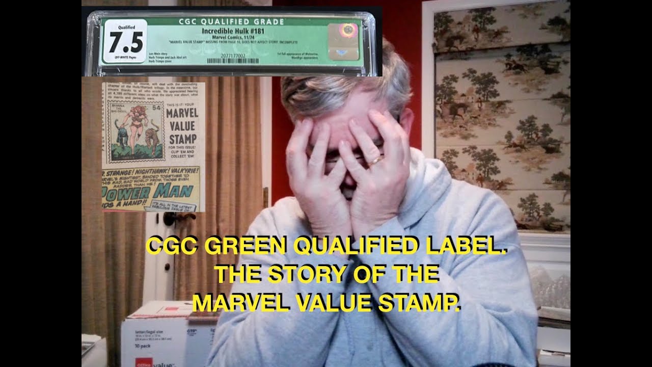 The CGC Green Qualified Label. The Story of the Marvel Value Stamp ...