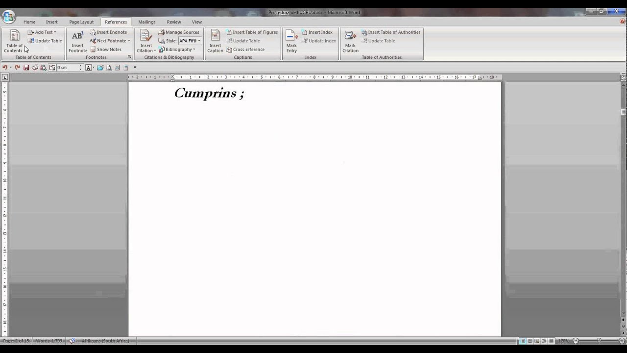 Curs Word 5 - YouTube