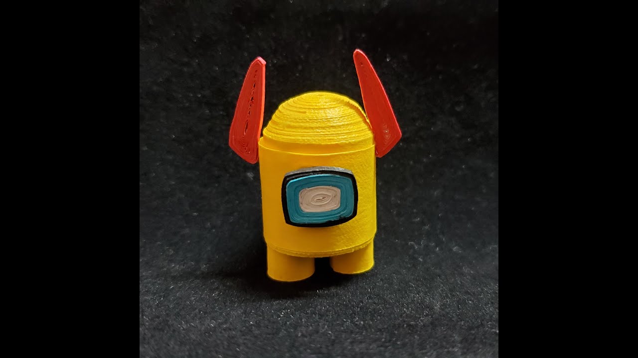 Paper Quilling Among Us Tutorial #paperquilling - YouTube