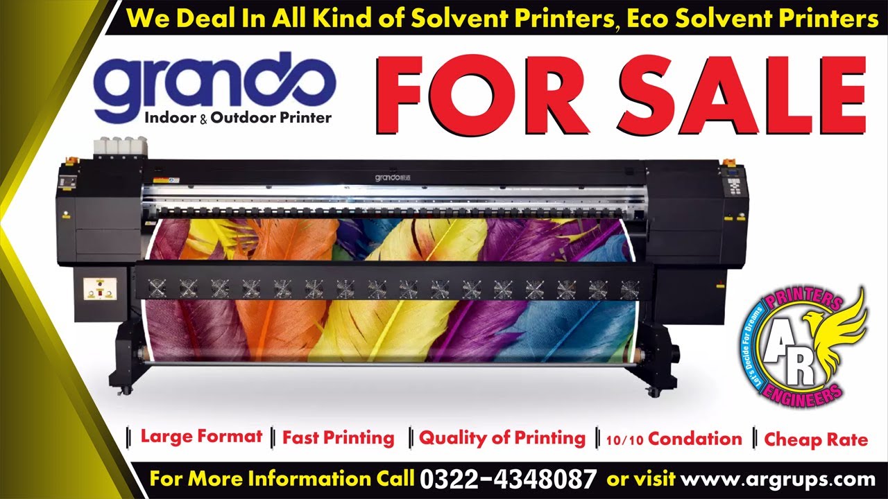 Konica 512i grando flex printing | Solvent Printers | Konica Head 30pl ...