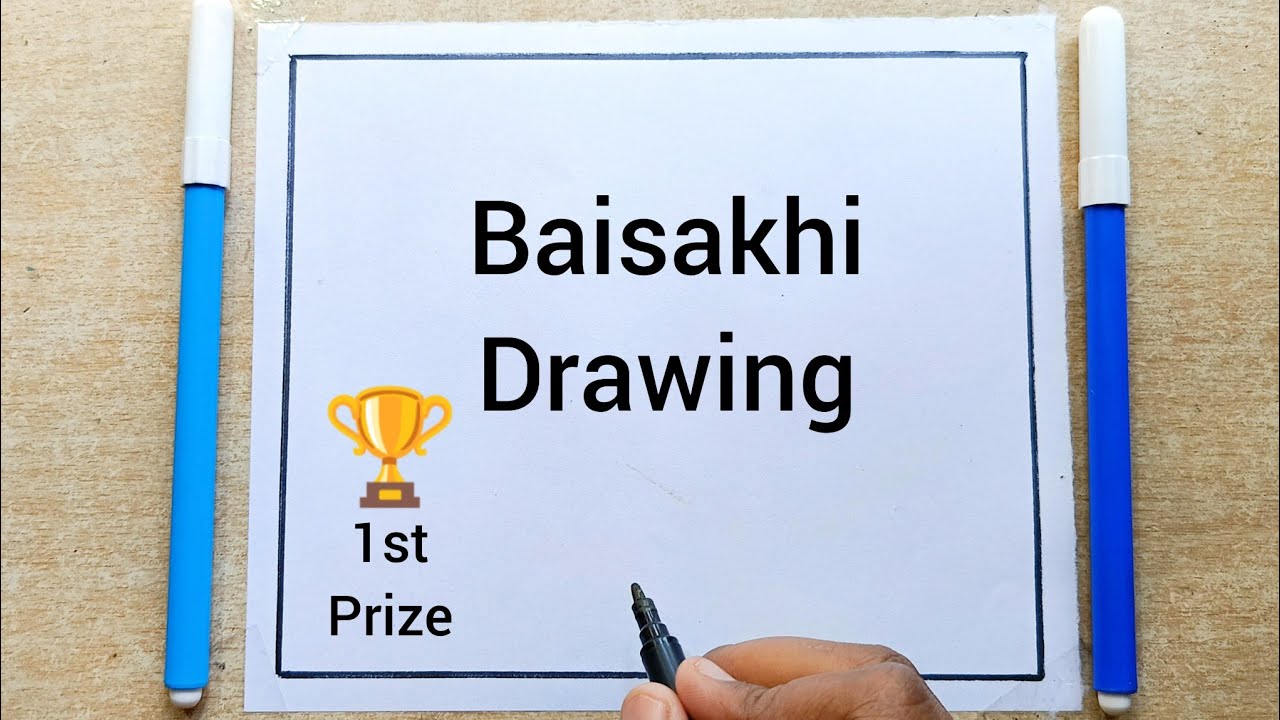Baisakhi Drawing Easy || Happy Baisakhi Drawing || Baisakhi Festival ...