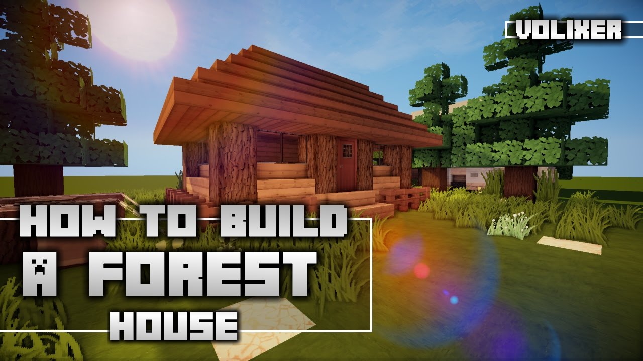 Minecraft Lets Build : Small Forest House - YouTube