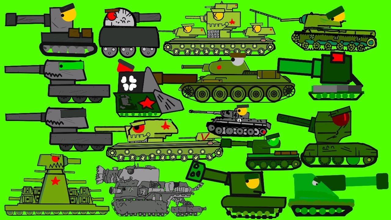 Monster Tank Battle Pack DC2 👉🎁👈 Version 5 । Drawing Cartoons 2 Item ...