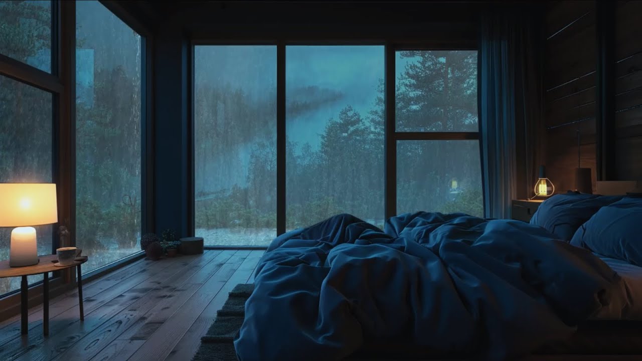 FALL INTO SLEEP INSTANTLY 🌧️🎹 Eliminates Negative Energy, Relaxing ...