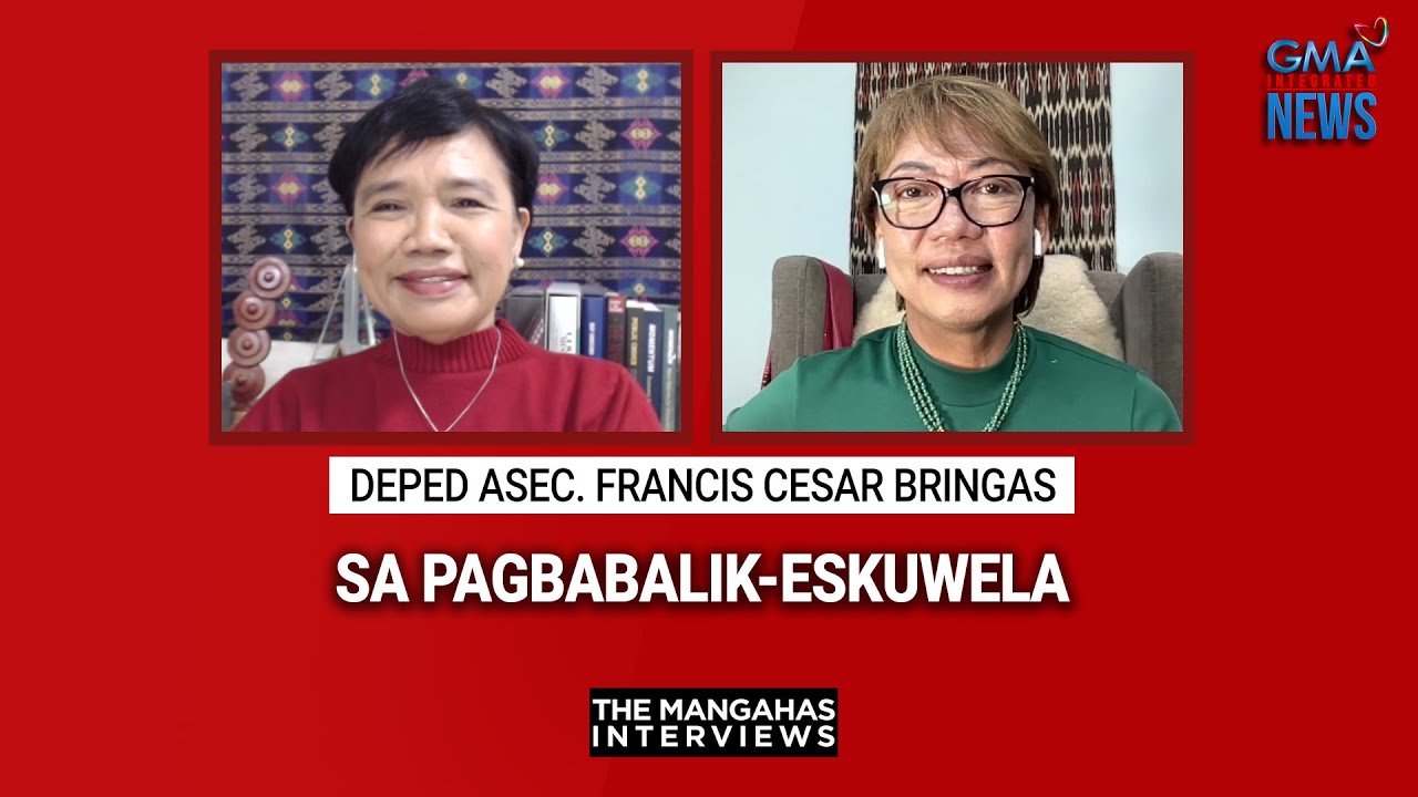 DepEd Asec. Francis Cesar Bringas sa pagbabalik-eskuwela | The Mangahas ...