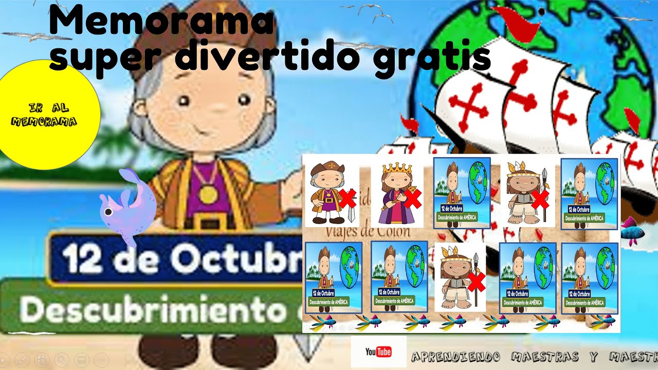 MEMORAMA DEL DESCUBRIMIENTO DE AMÉRICA. - YouTube