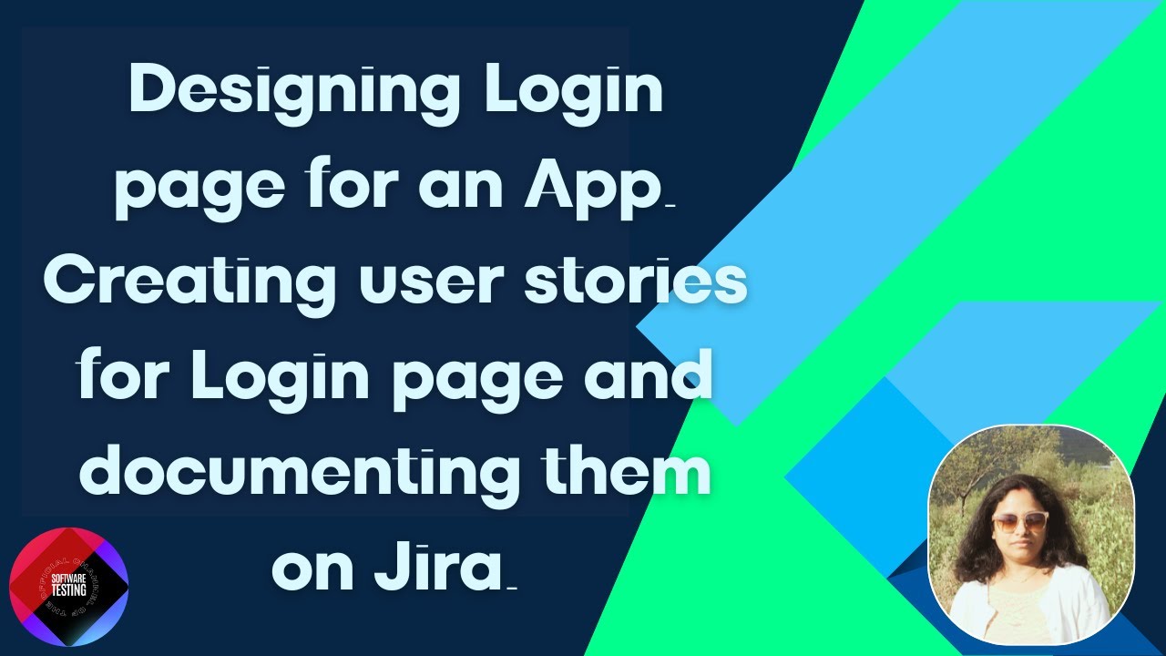 Designing Login page for an App. Creating user stories for Login page ...