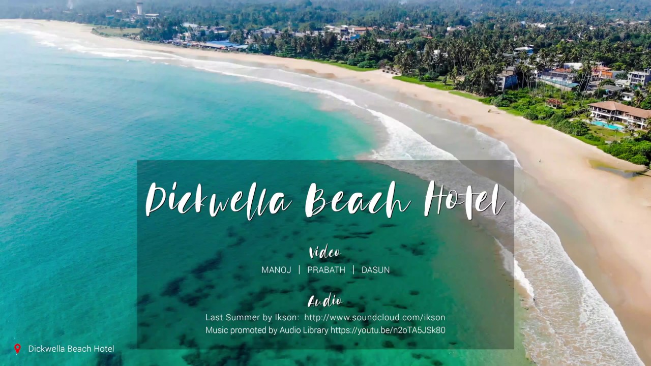 Dickwella Beach - Aerial View - YouTube