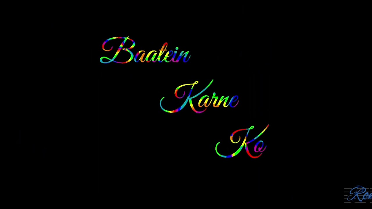 Black background tarse tarse - YouTube