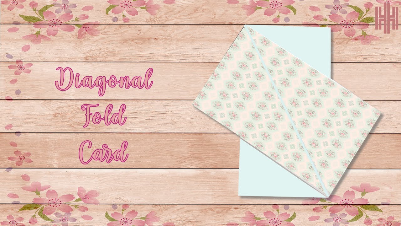 Diagonal Fold Card || Cross Fold Card || Infinity explosion box || Card ...