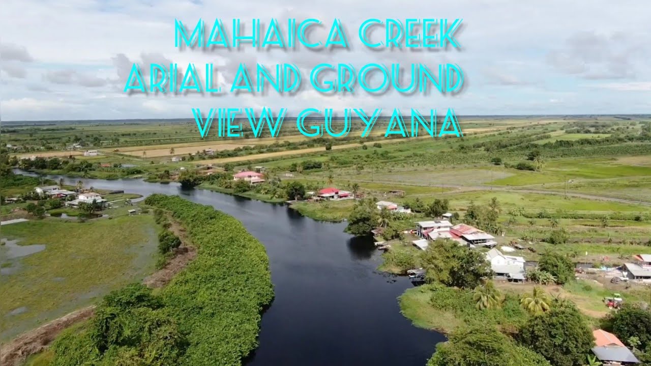 guyana #mahaica creek fishing and arial view in 4k@60fps. - YouTube