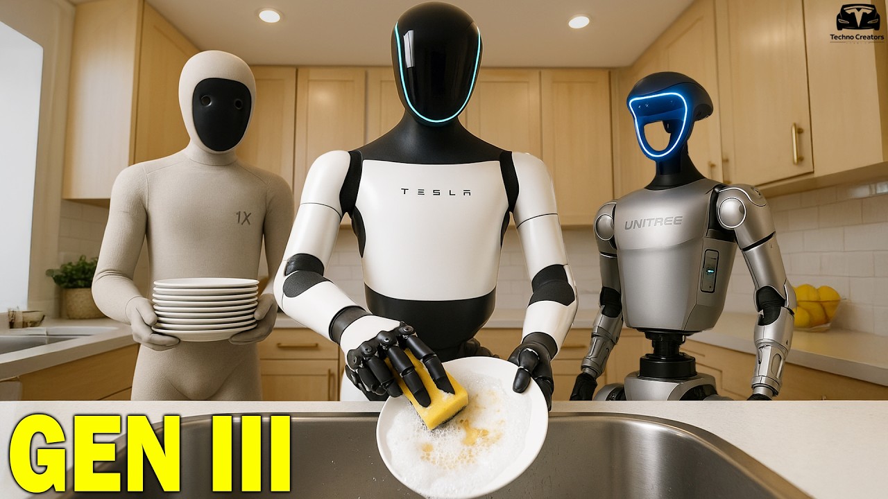 Which is the KING of 2026 Homemaker? 2026 Tesla Bot Gen 3 Vs. 1X NEO ...