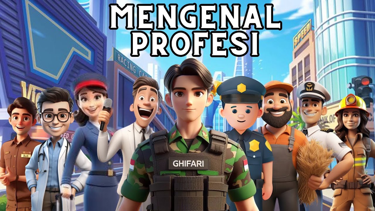 MENGENAL MACAM - MACAM PROFESI ATAU PEKERJAAN - YouTube