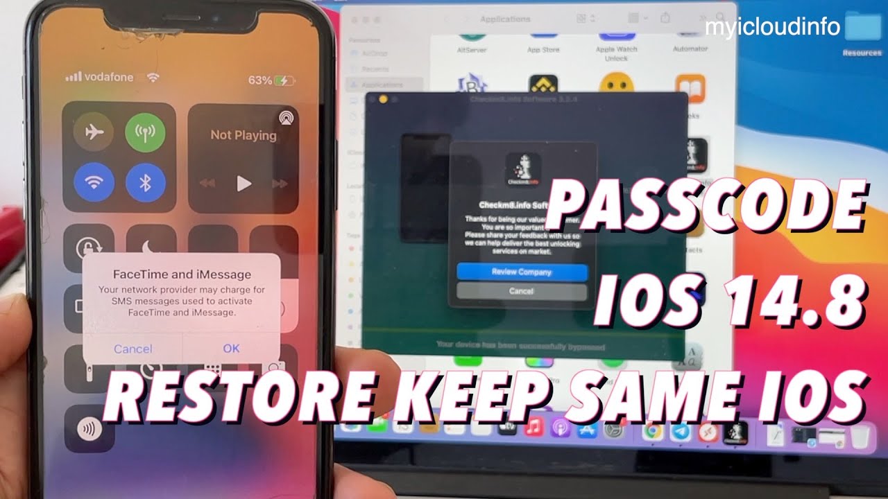 Passcode lock A11 devices iOS13/14 Jailbreak Erase keep same iOS ...
