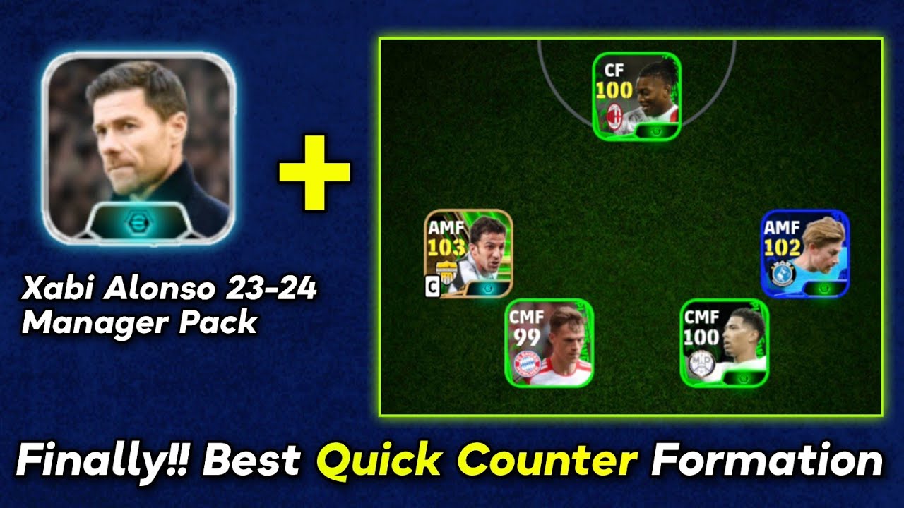 Finally!! I Found Best QUICK COUNTER Formation for Xabi Alonso Manager ...