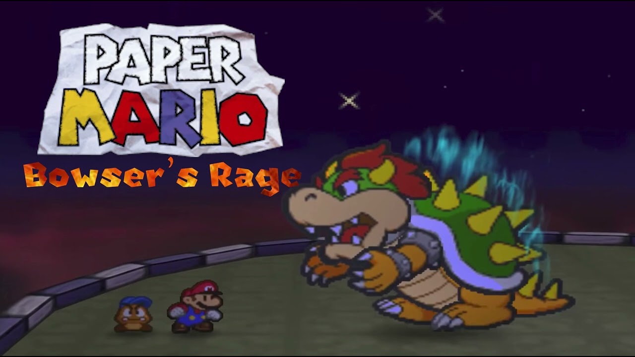 Bowser's Rage - Paper Mario Music Extended - YouTube