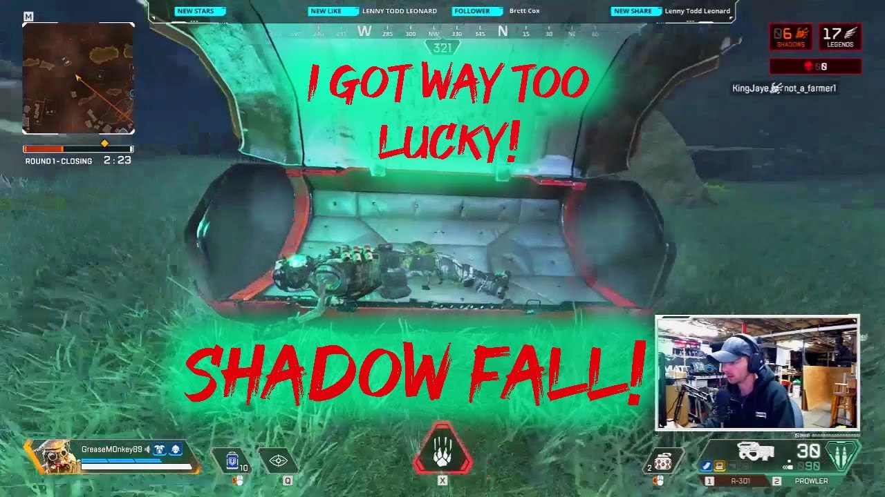 I Got Way Too Lucky! APEX Legends Shadow Fall Win! - YouTube