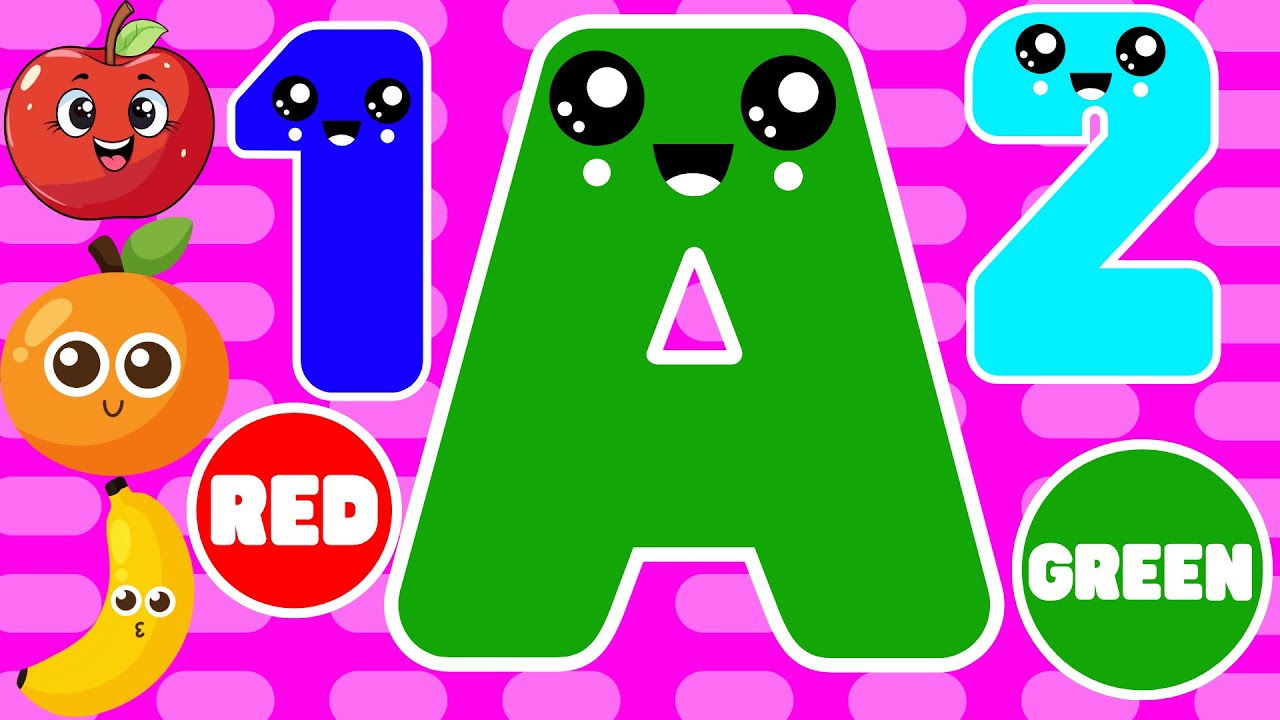 Learn ABC’s, Colors, Counting, Fruits, Alphabets Children Songs ...
