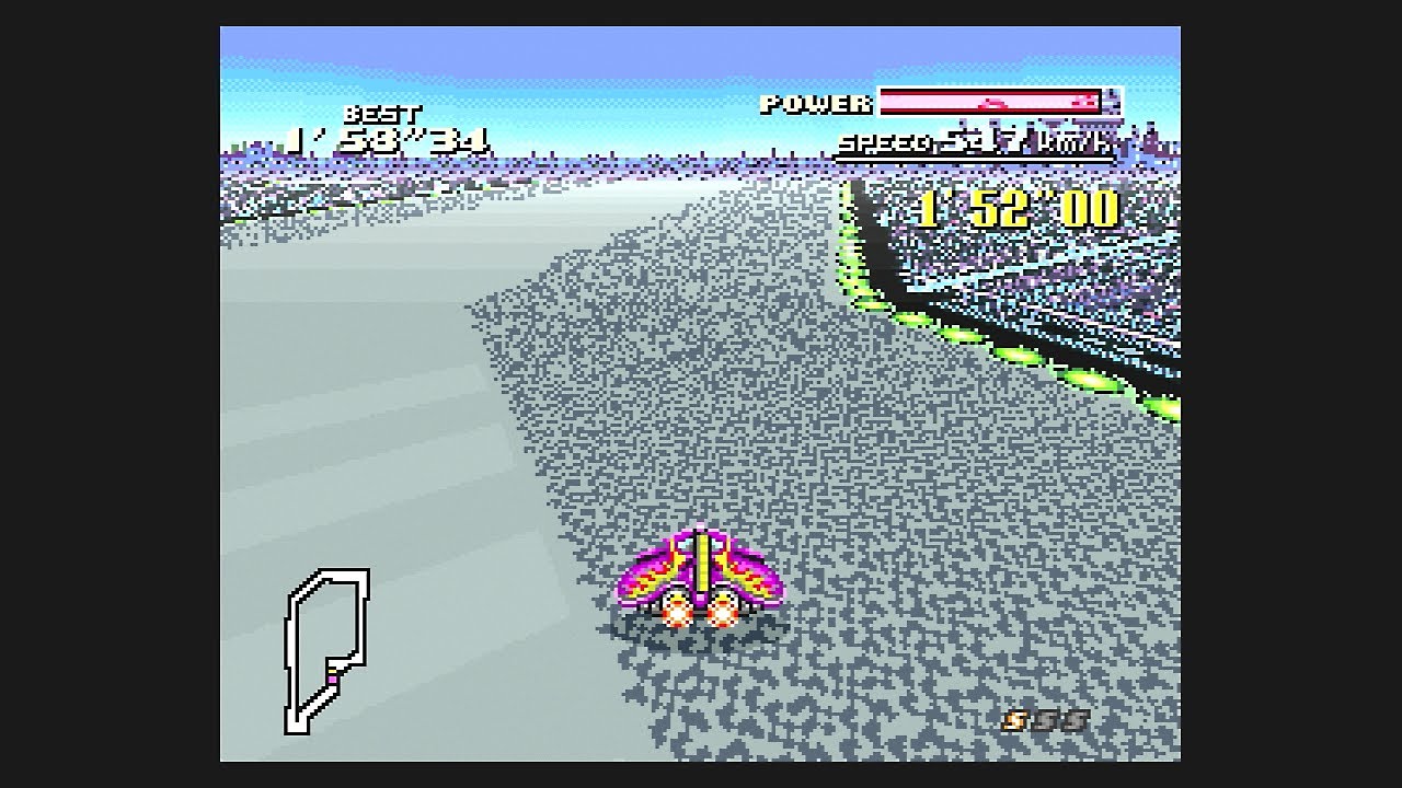 【SFC版F-ZERO】MUTE CITY 1 in 1'58"32【プレイ動画】 - YouTube