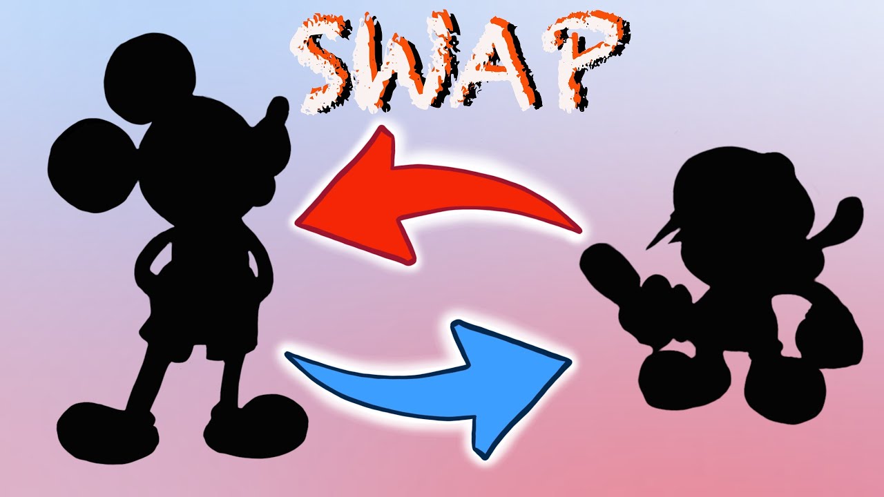 Mickey Mouse+Cutscenes [FNF Swapping Drawing Speedpaint]#fnf # ...